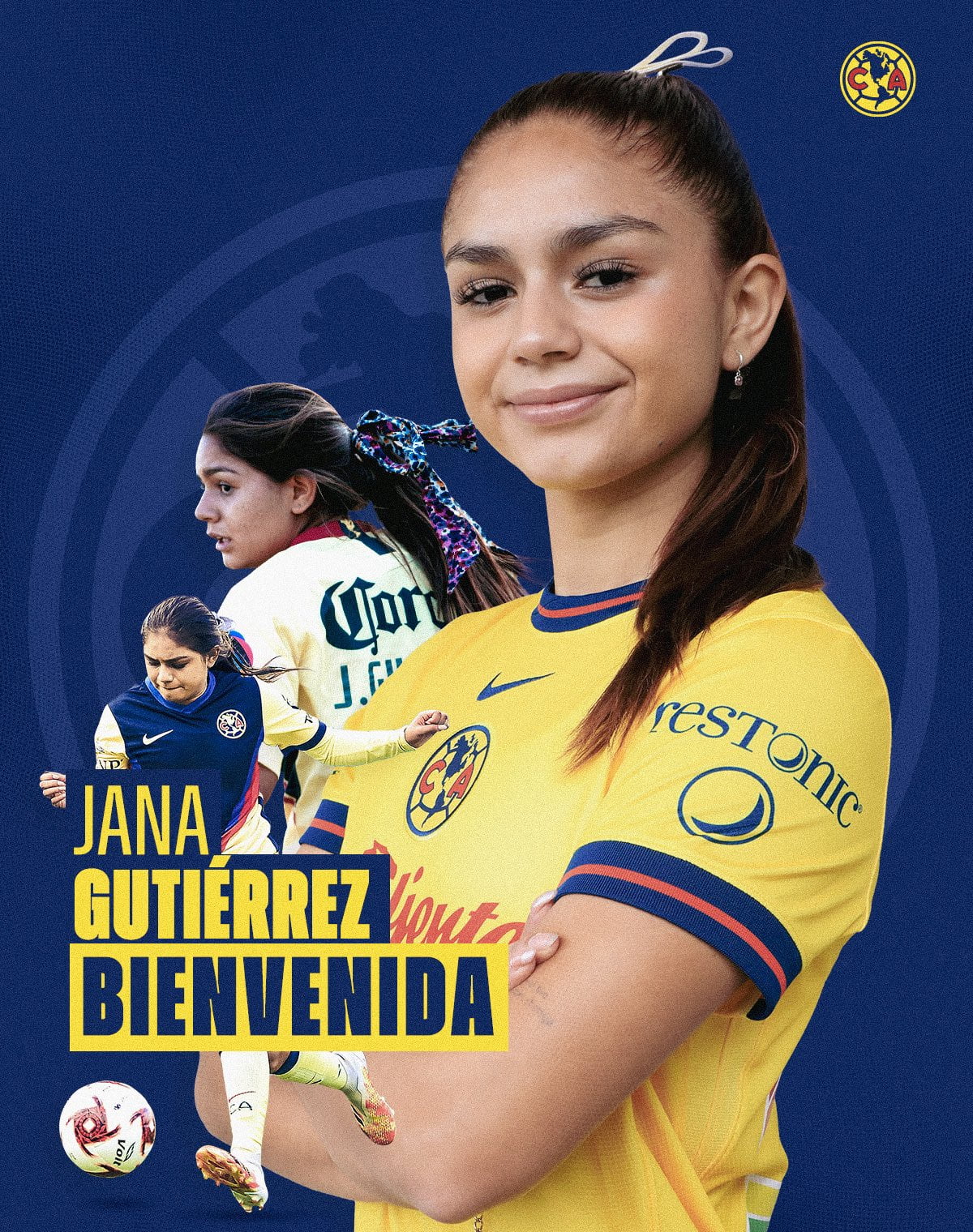 Jana Gutiérrez es nueva jugadora del América Femenil - Somos América