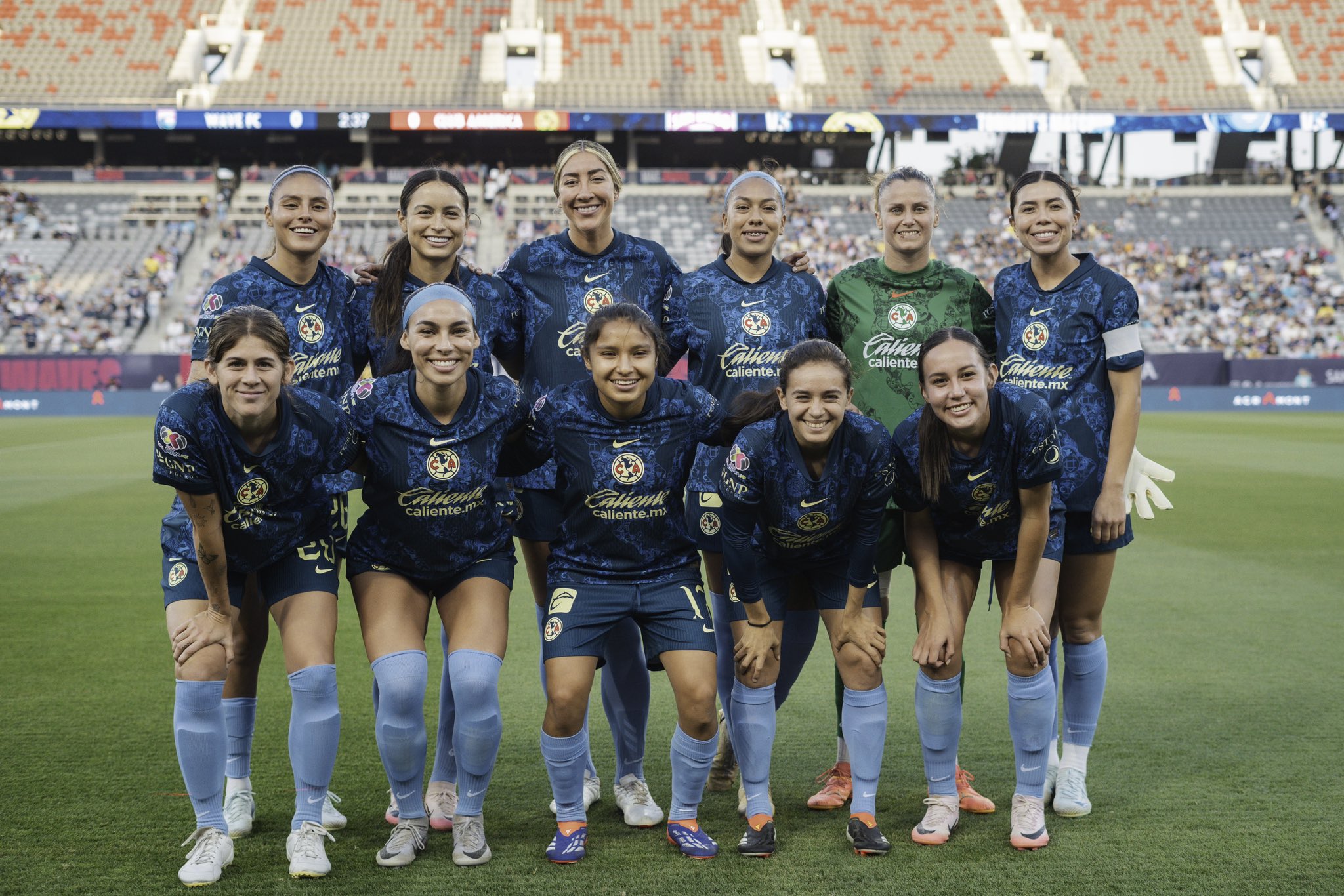 Así el grupo del América Femenil en la Summer Cup 2024