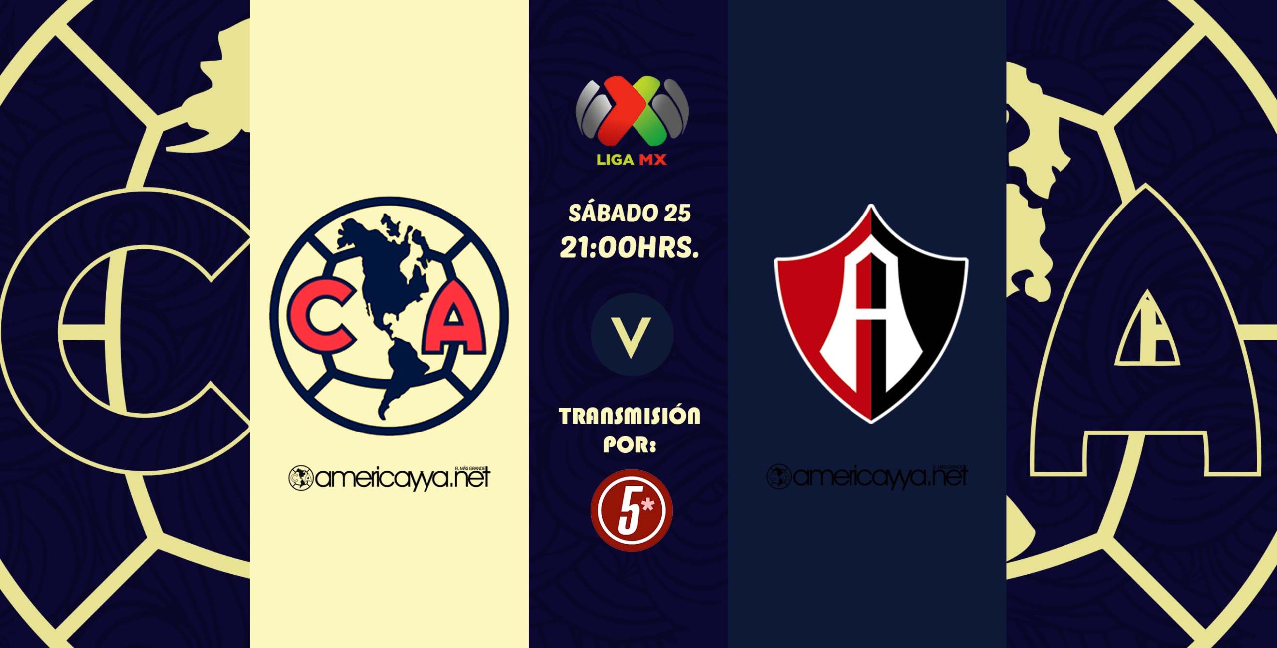 Hoy juega el Club América ante Atlas - Clausura 2026